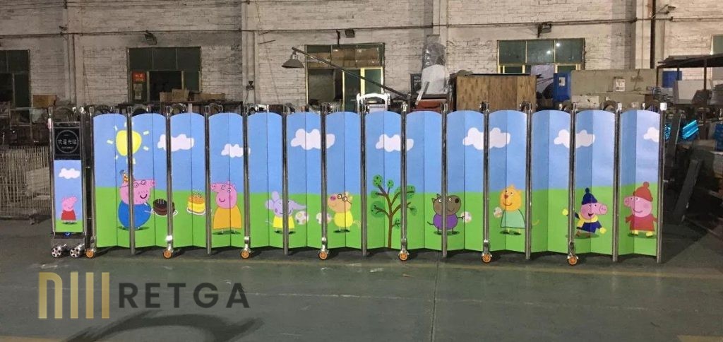 Motorized Stainless Steel 304 Retractable Gate with Customize ...